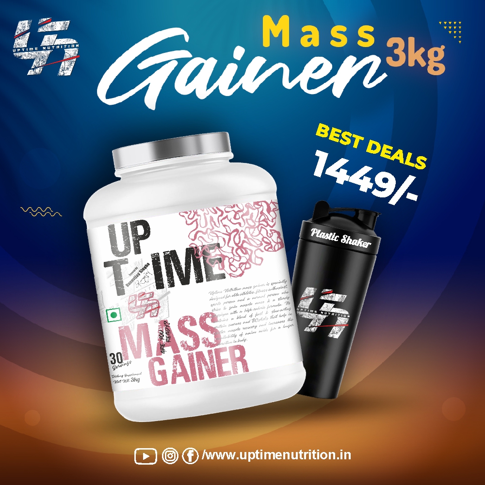 Mass Gainer 3kg Chocola - uptimenutrition